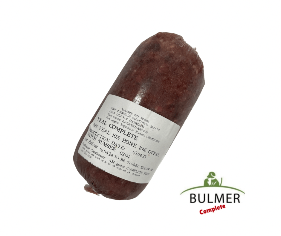 Bulmer Veal Complete (454g) - K9-Catering Frozen Raw Dog Food
