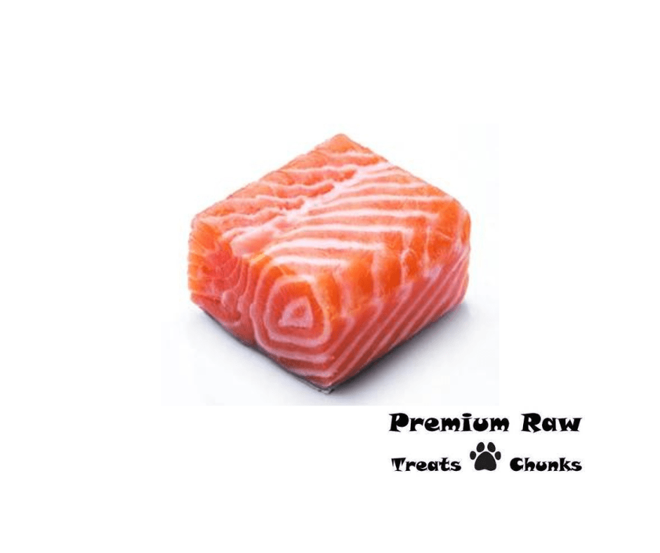 Premium Raw Salmon Chunks (1kg) - K9-Catering
