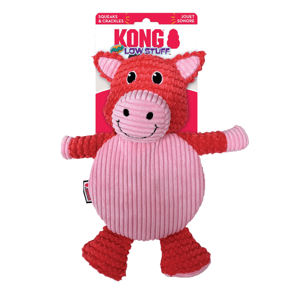 Kong Low Stuff Crackle Tummiez Pig (Large) - K9-Catering